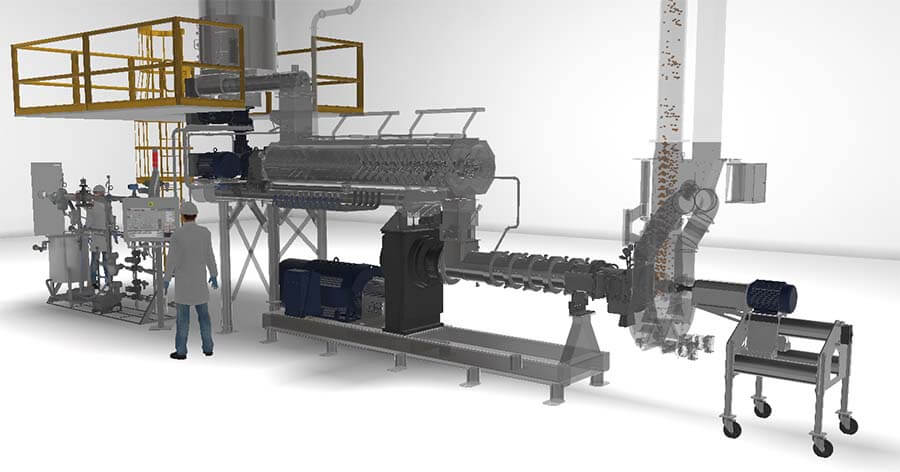 Products - Aseptic Dual Preconditioner - Features - Extru-Tech, Inc.